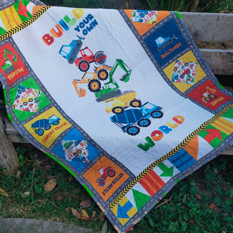 Modern Boy Quilt - Etsy