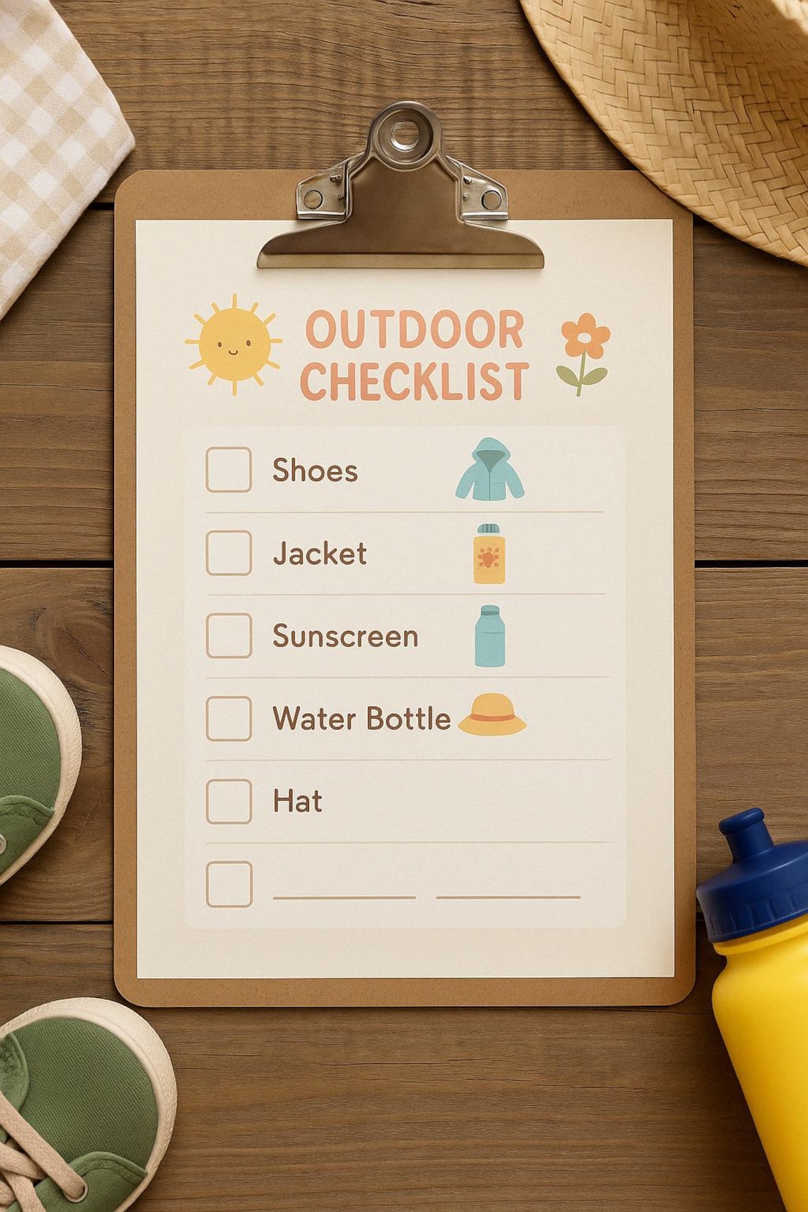 Kids Outdoor Checklist: Daily Nature Play Routine (PDF Download) - Etsy