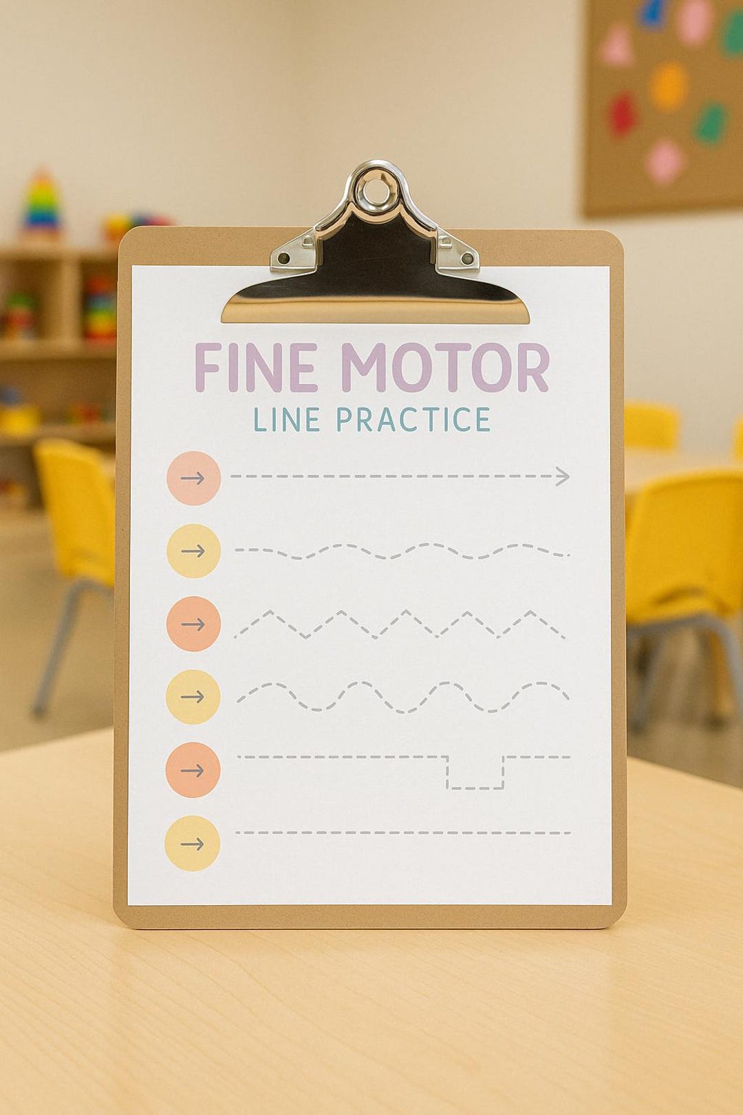 Fine Motor Line Practice Printable | Pre-writing Tracing Worksheets for ...