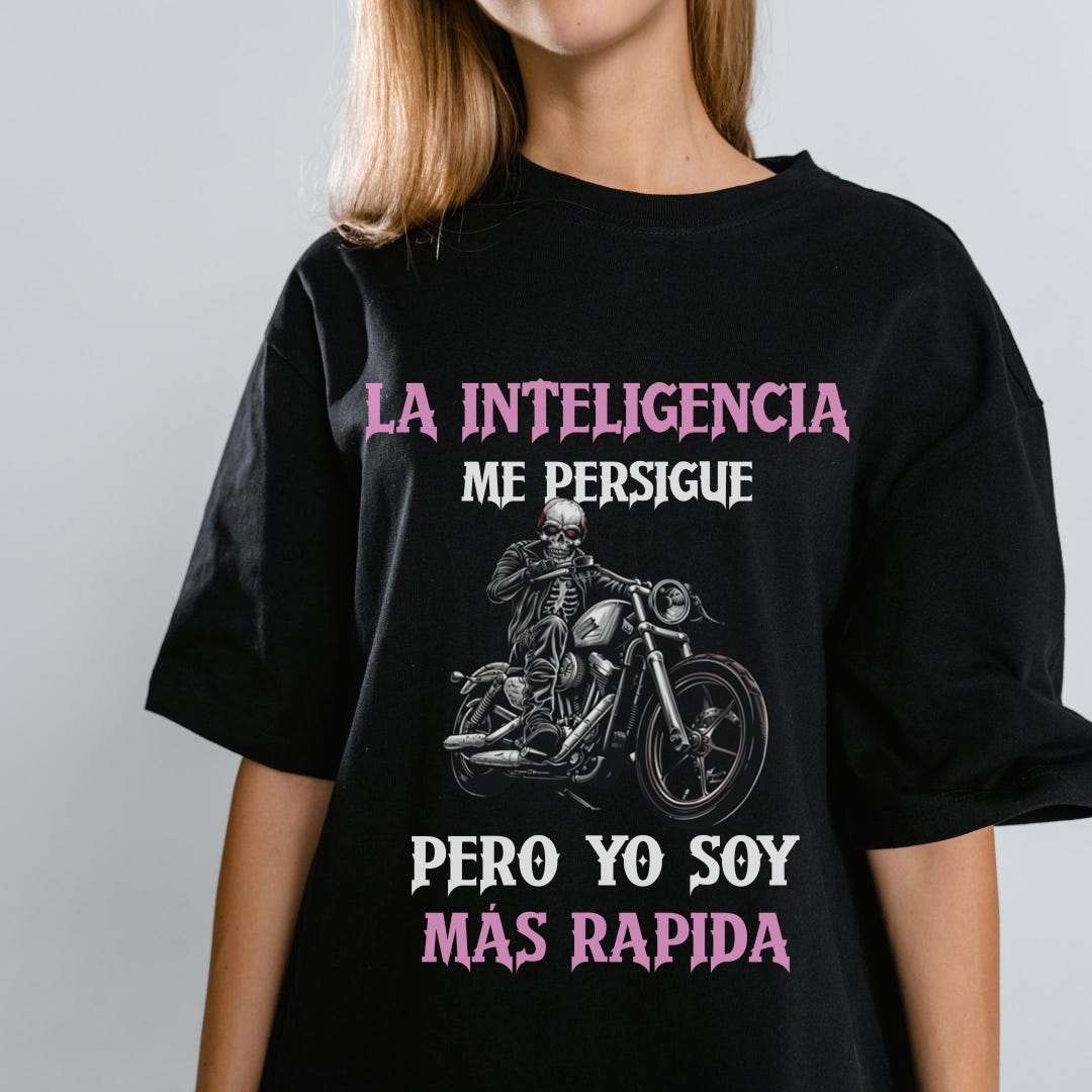 Calaca Chida En Motocicleta PNG | Diseño Digital Frase Divertida “la ...