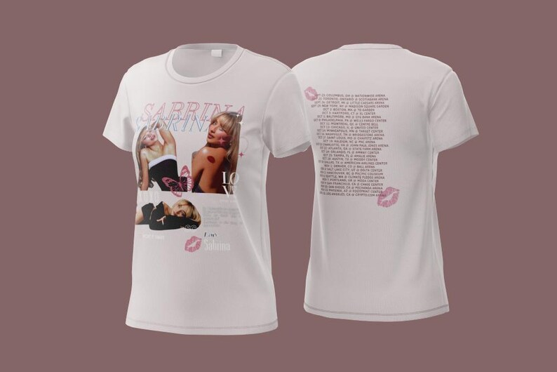 Sabrina Carpenter - Short N' Sweet Tour - Fan Design Digital Download ...