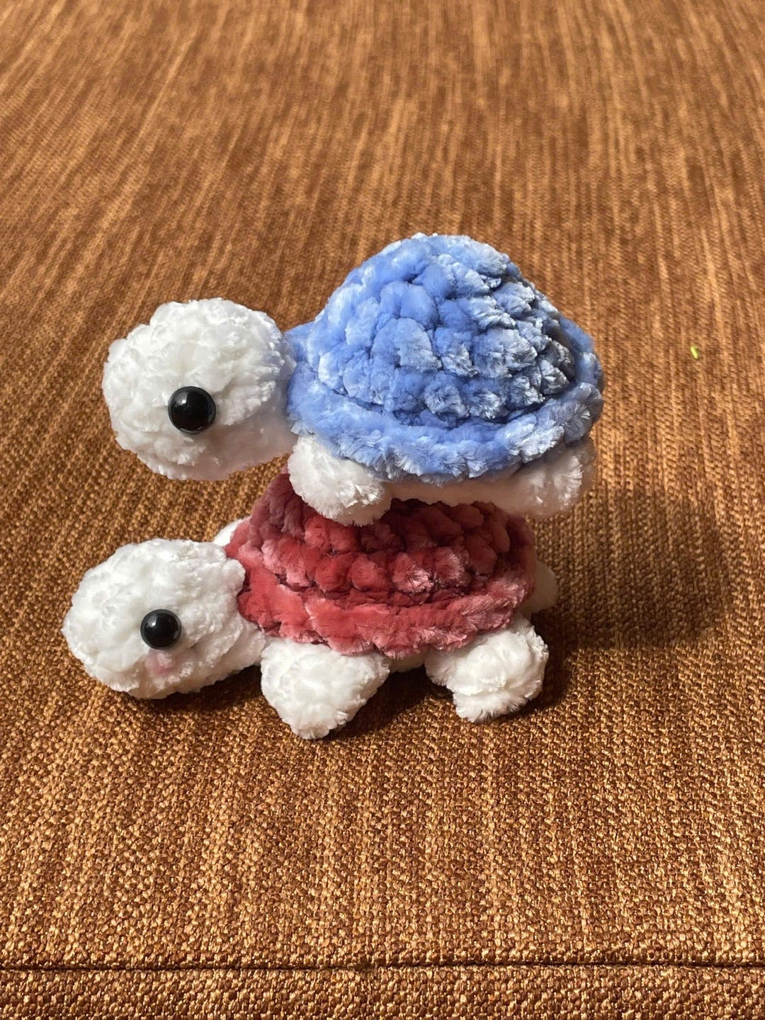 Super Cute Crocheted Turtle and Shark, Used as Key Chains, Bag Chains ...