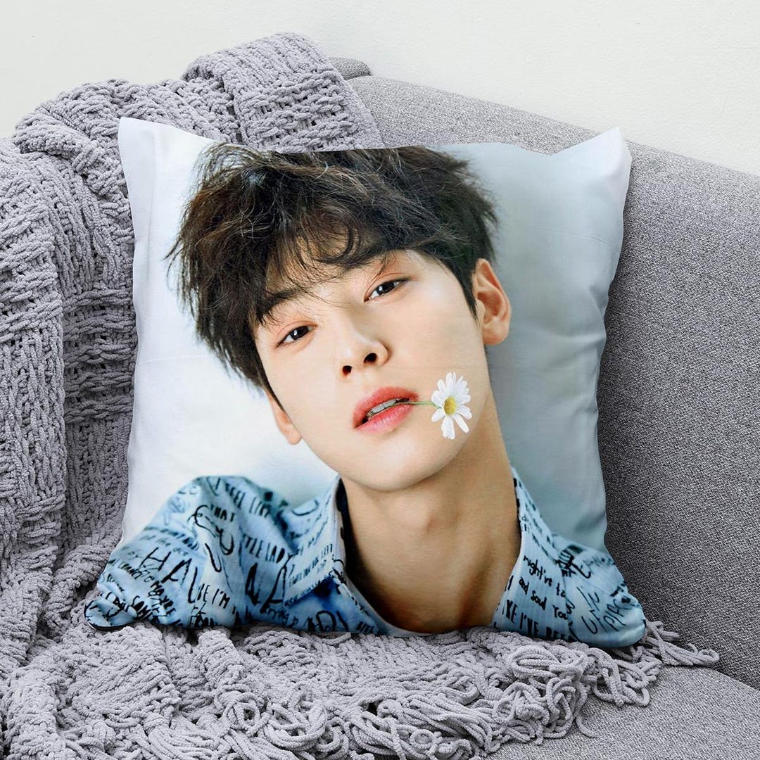Cha Eun-woo Pillow Bedroom Decorative Custom Cushion Cover Birthday ...