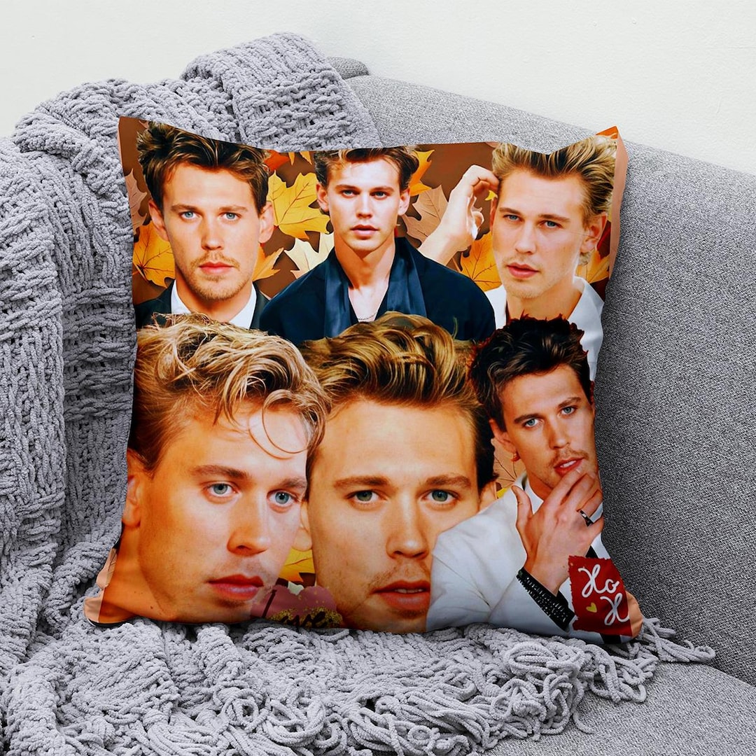 Austin Butler Pillow Custom Photo Collage Cushion Cover for Fans - Etsy