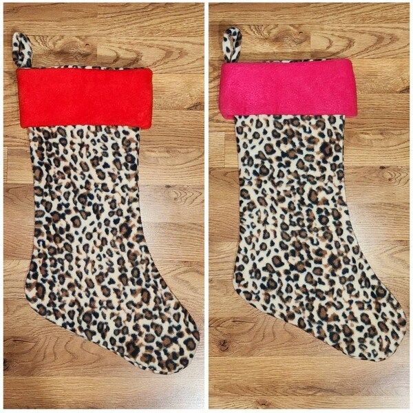 Leopard Stockings - Etsy