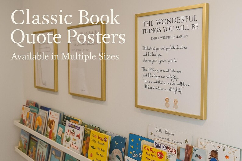 Classic Children’s Book Quote Poster Set (3 Prints) | the Giving Tree ...