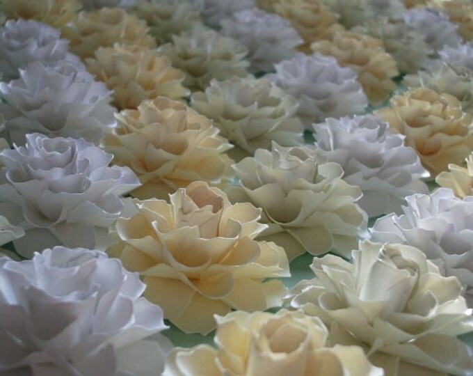 The Rosetta Paper Flowers Custom Colors Pack of 40 Made to Order - Etsy