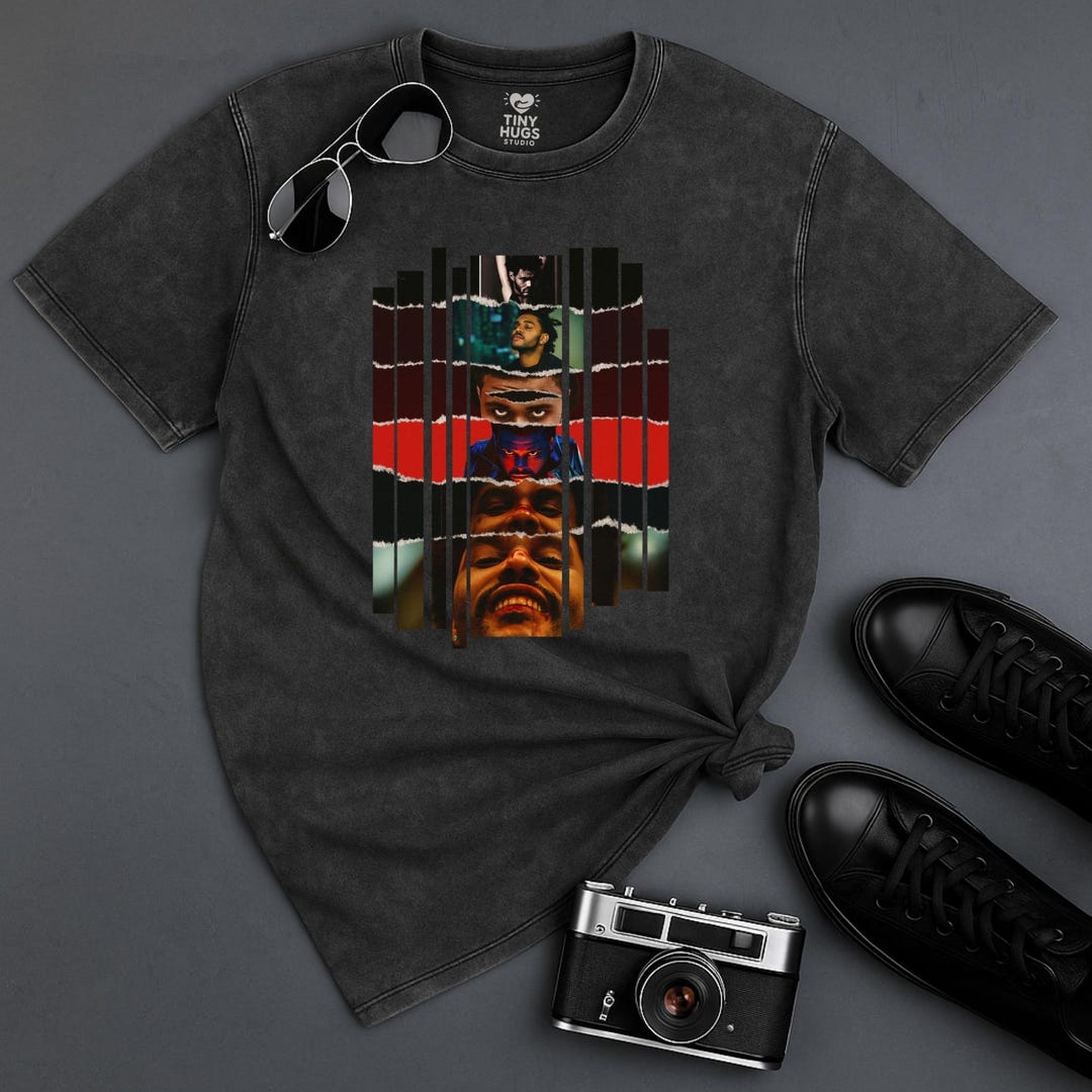 The Weeknd Shirt: After Hours Poster Merch | Unisex Cotton Denim Tee ...