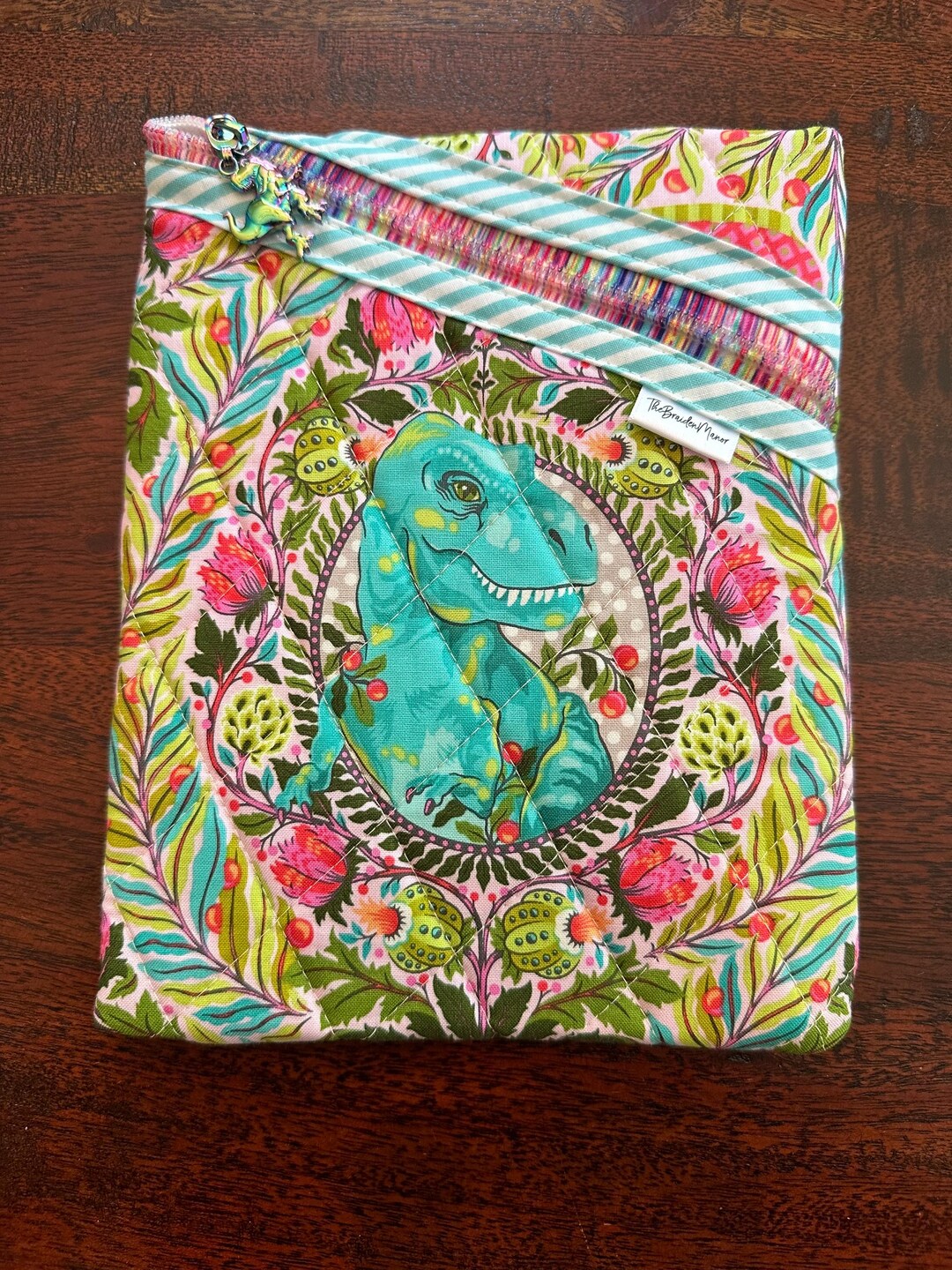 Medium Teal T-rex Hemingway Pouch - Etsy