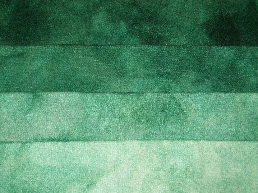 Gemstone Malachite - Hand Dyed Rug Hooking Wool Fabric - (1) Fat ...