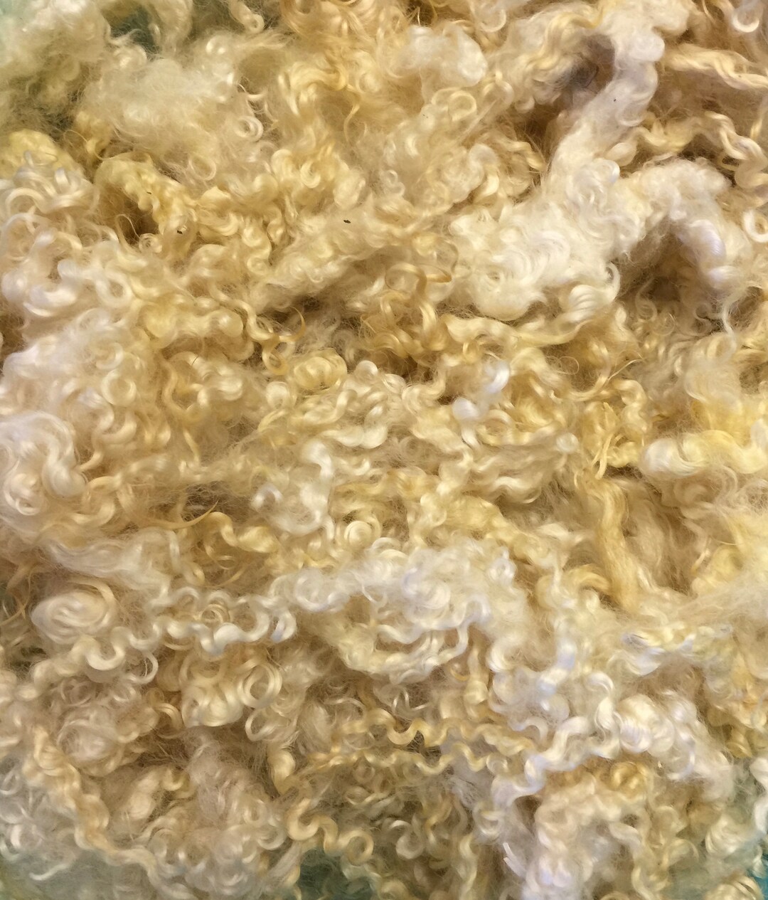 Sheep Curls - Locks From the Flock - Washed, White, 1 Ounce, Natural ...