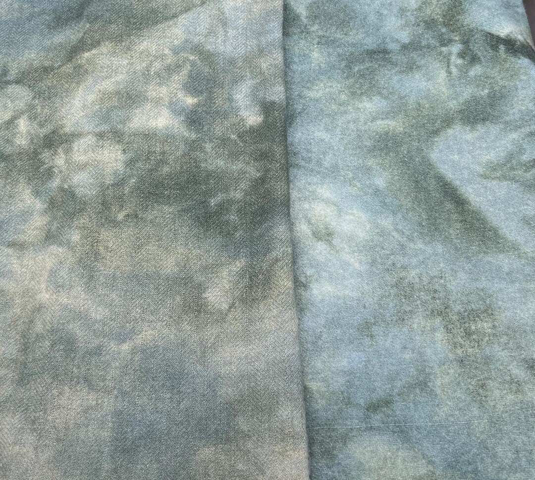 Vintage Robin's Egg Blue - Hand Dyed Rug Hooking Wool Fabric - 1/4 Yard ...