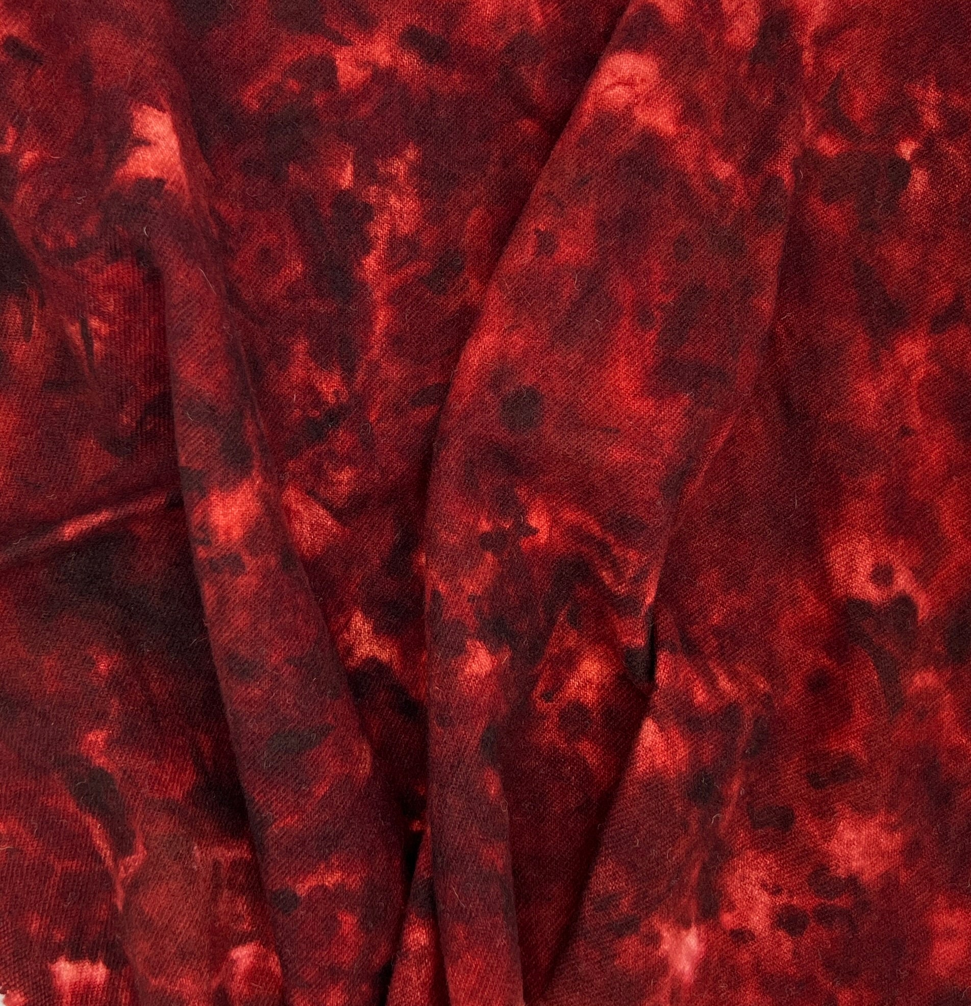 Red Maple - Spot Hand Dyed Rug Hooking Wool Fabric - Fat Quarter - Etsy