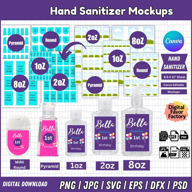 Hand Sanitizer for Bags - Etsy