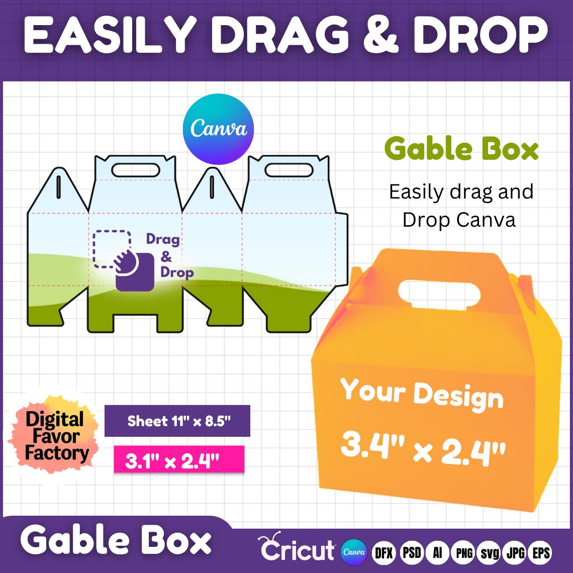 Gable Box Template Bundle, Gable Box Template, Gable Box Bundle, DIY ...