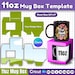 11oz Mug Box Template, Mug Holder Template, Mug Box Template With ...
