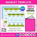Mini Booklet Template, Booklet Canva Template, Minicoloring Booklet ...