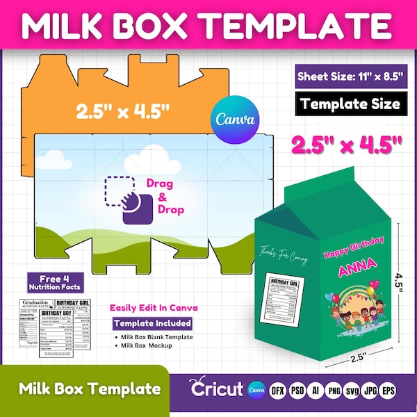 Milk Carton Boxes - Etsy