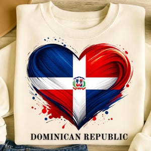 Dominican Heart Png, Sublimation Designs, Dominican Flag Png, Dominican ...