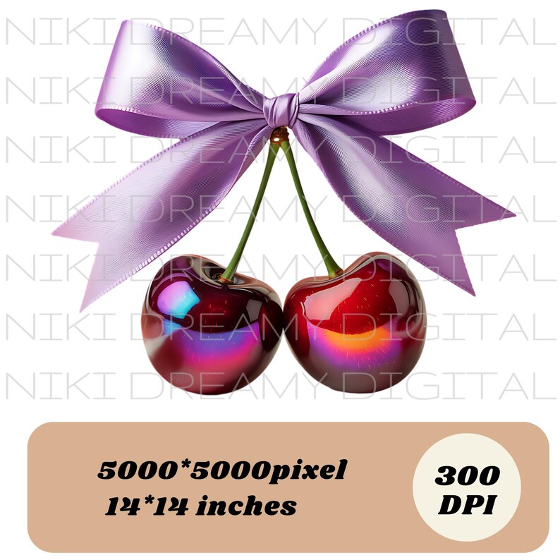 Cherry Png Sublimation Designs, Coquette Bow Png, Fruit Png, Girly Png ...