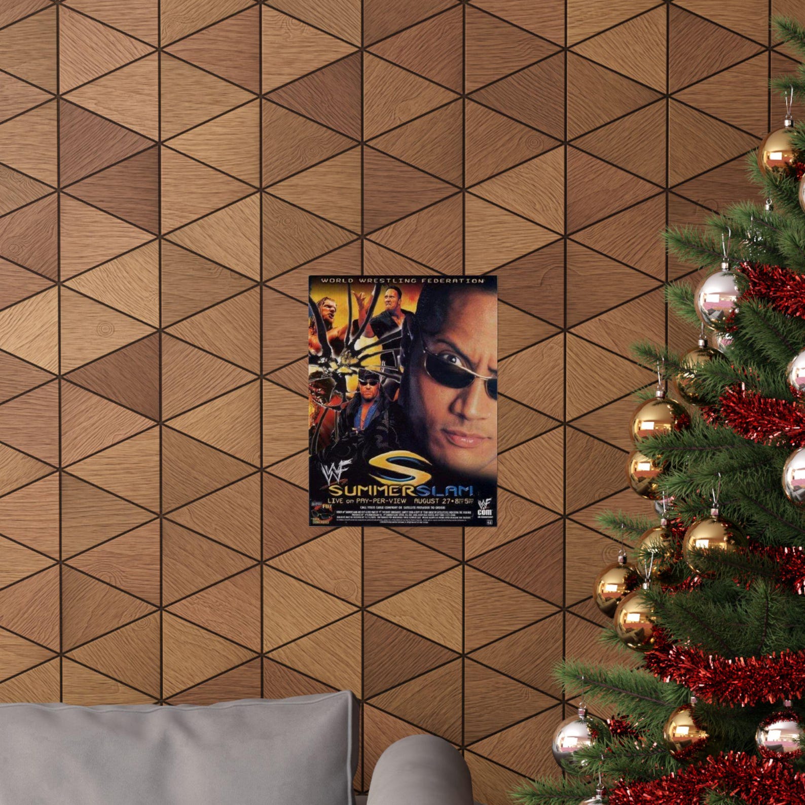 WWE Summerslam 2000 Retro Vintage Poster, Vertical Posters, Matte ...