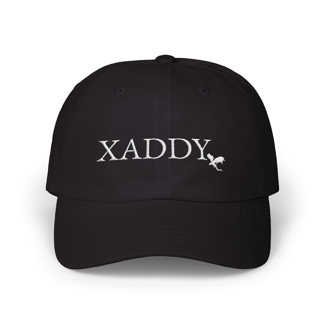 XADDY White Embroidered Classic Dad Cap - Fourth Wing Merch, Romantasy ...