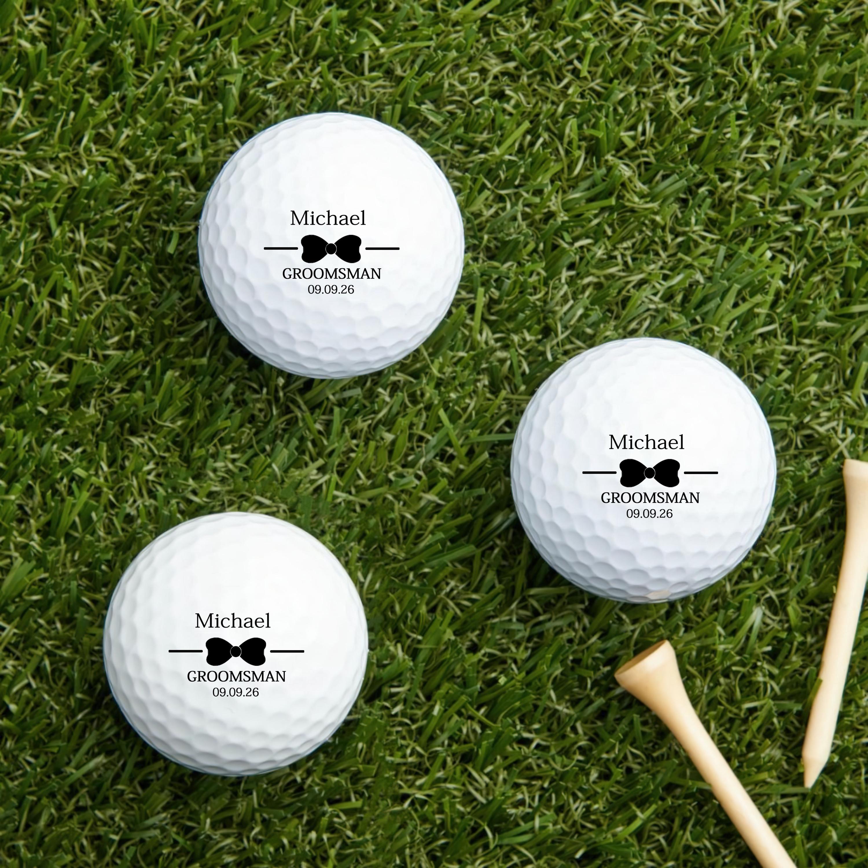 Golf Ball Customization, Wedding Gifts, Best Man Gifts, Personalized ...