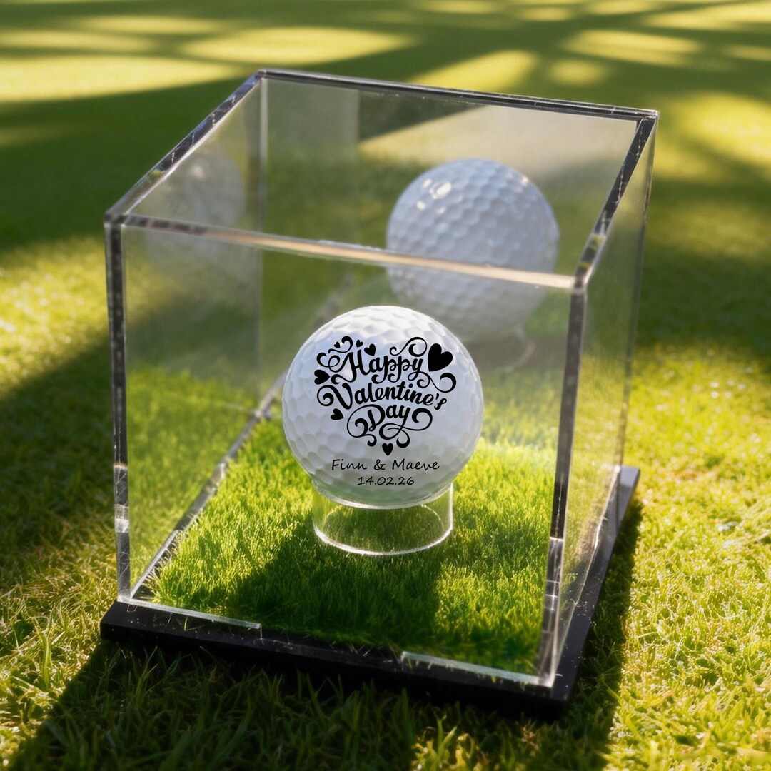 Secret Valentine Golf,golf Love Message,custom Romantic Ball,hidden ...