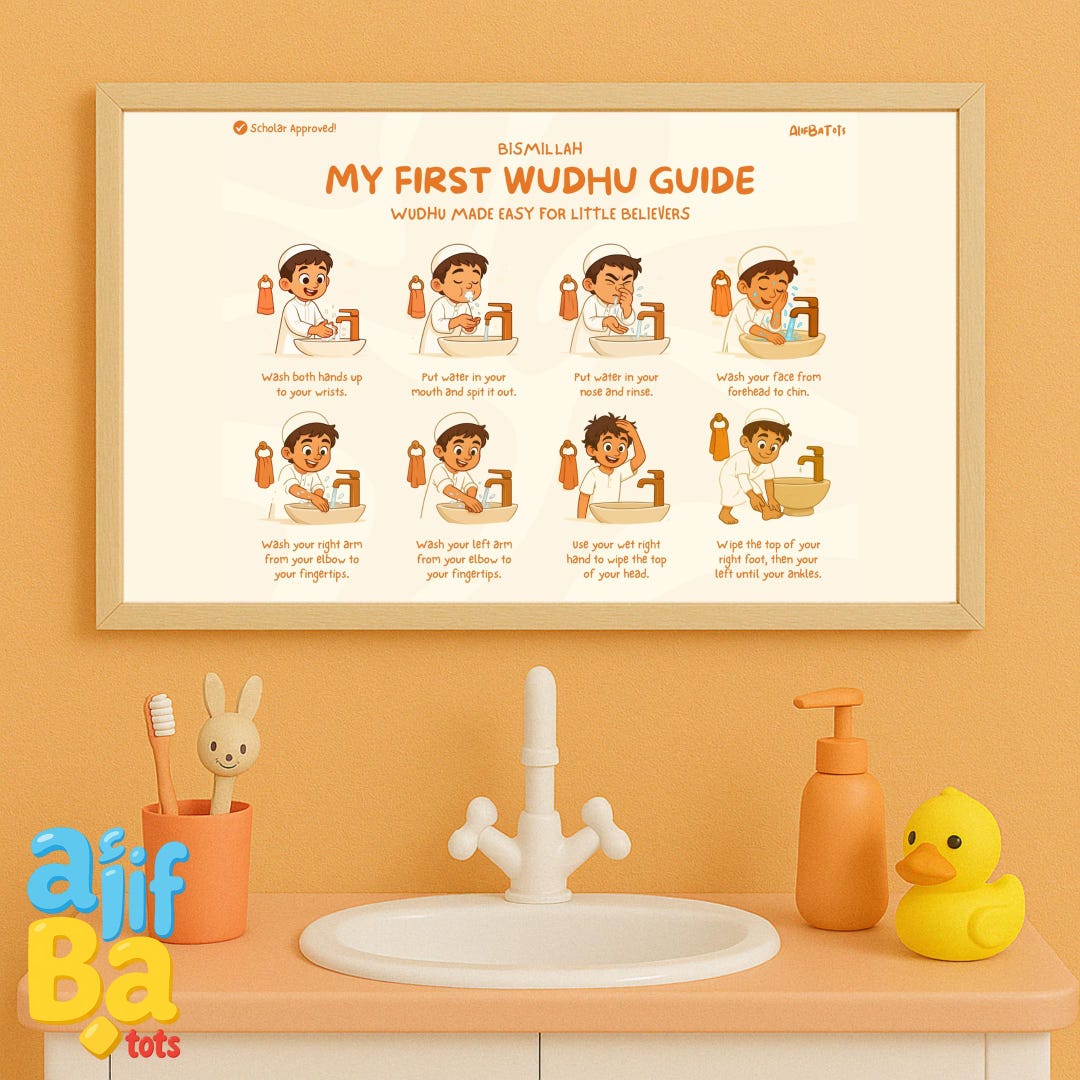 Shia Wudhu Steps for Boys – Printable Islamic Ablution Guide - Etsy