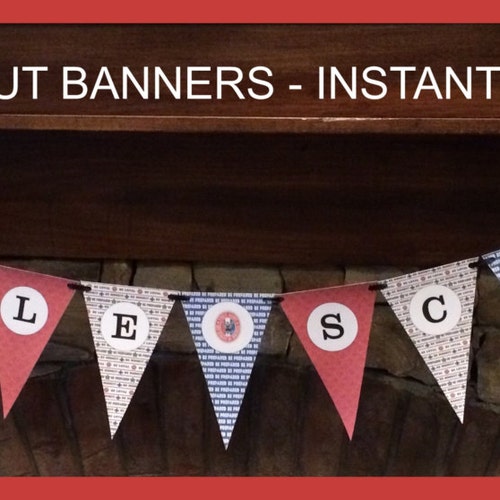 Eagle Scout Pennant Banner Design 3 Instant - Etsy