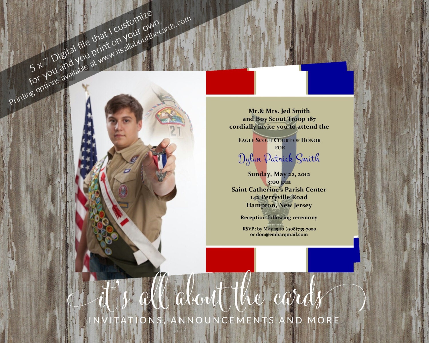 Printable Eagle Scout Invitations