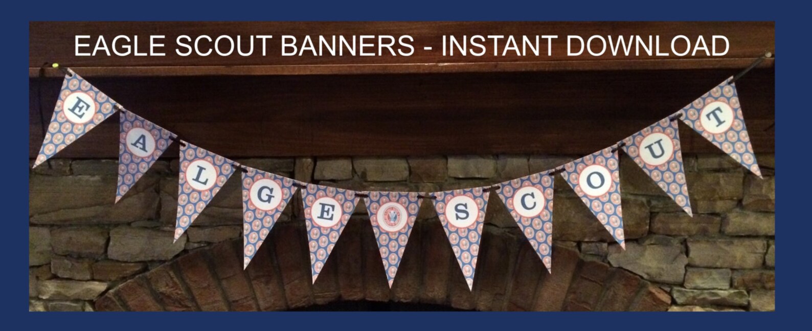 Eagle Scout Pennant Banner Design 2 Instant Download - Etsy