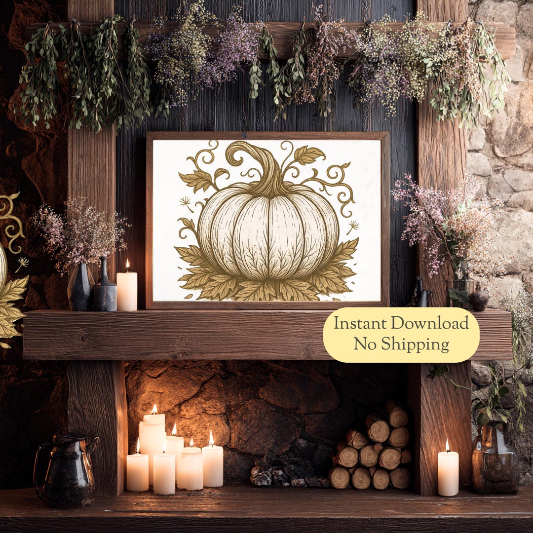 White Pumpkin Remembrance Art: Grief & Infant Loss (PNG Digital ...