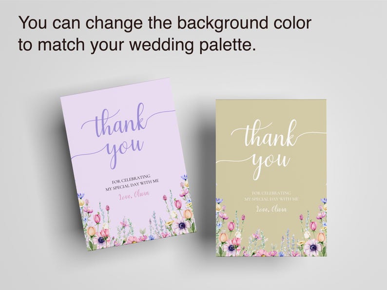 Editable Birthday Thank You Card Canva Template, Short Message ...