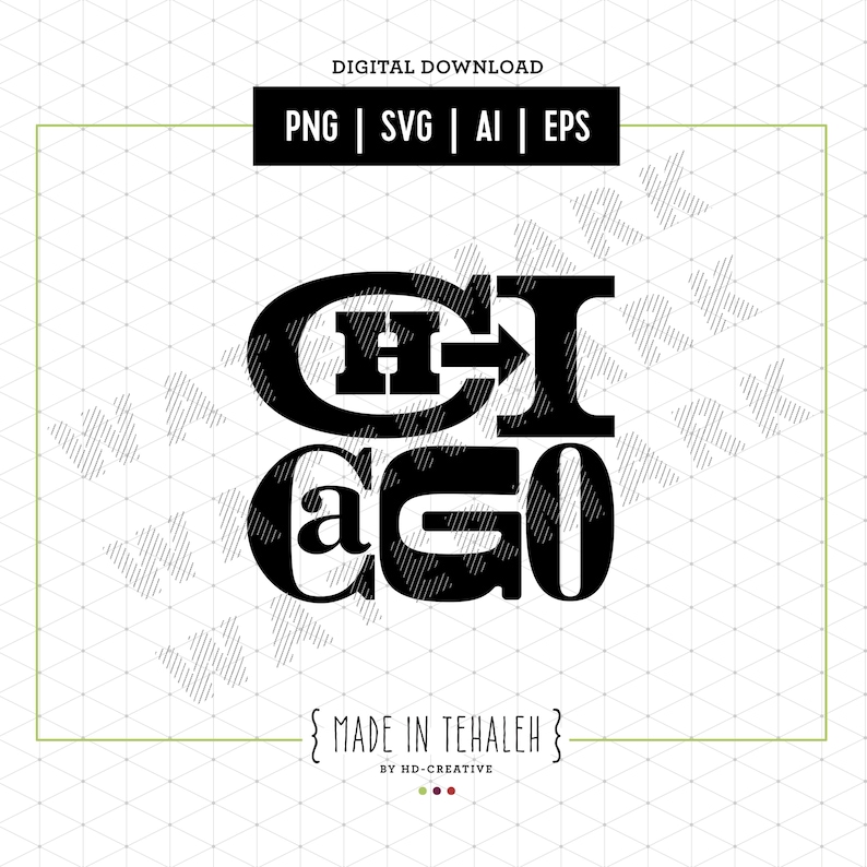 Chicago SVG, Files for Cricut Vinyl, SVG File, Chicago City Clipart ...