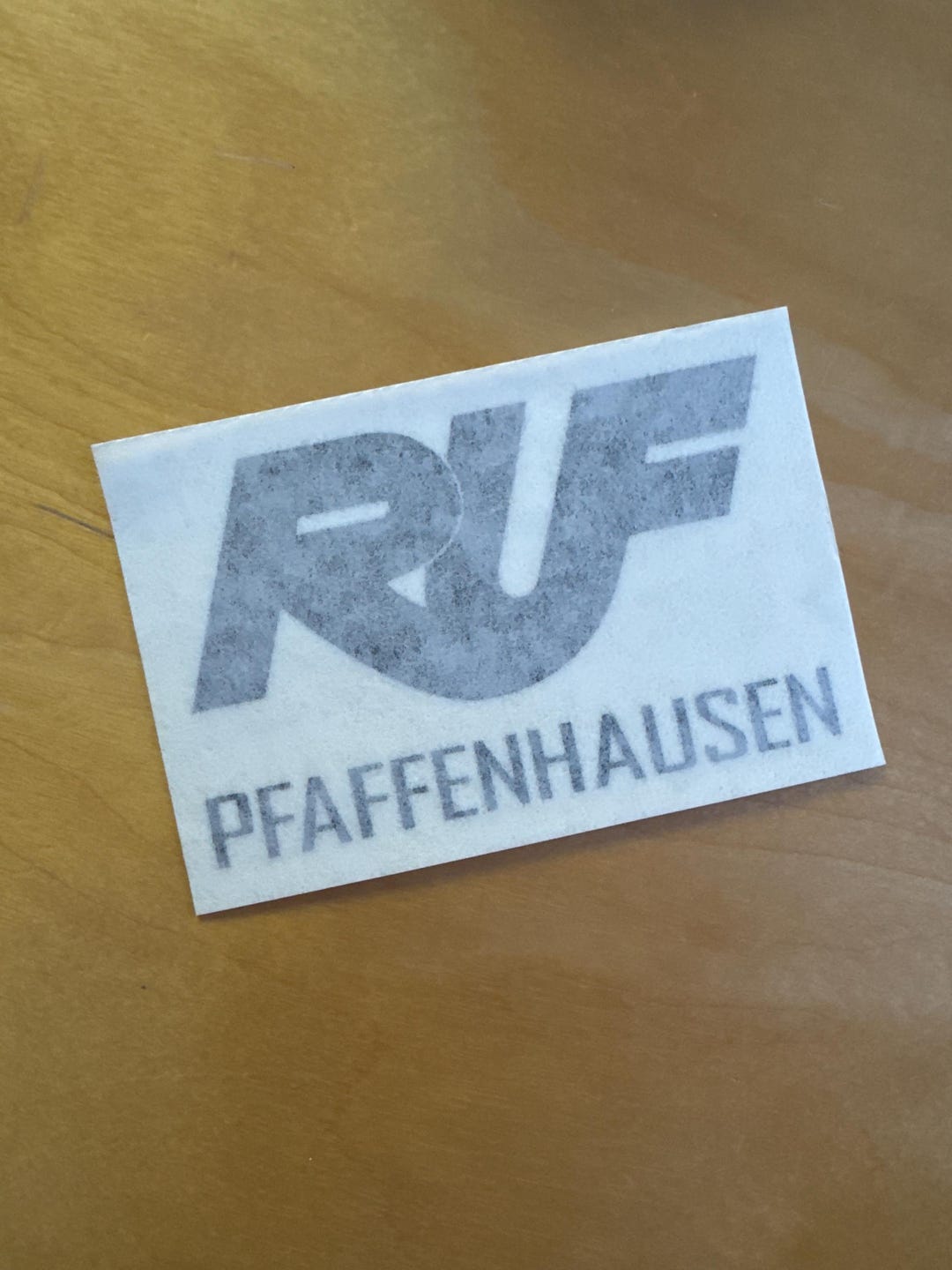 Ruf CTR Sticker Porsche Classic Racing GT3 RS 911 356 917 968 914 928 ...