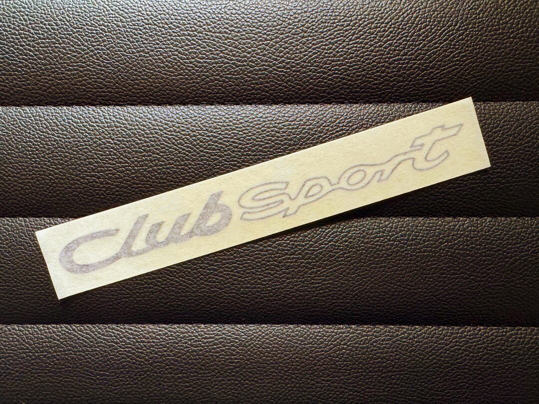 Clubsport Sticker Porsche Classic Racing GT3 RS 911 356 917 968 914 928 ...