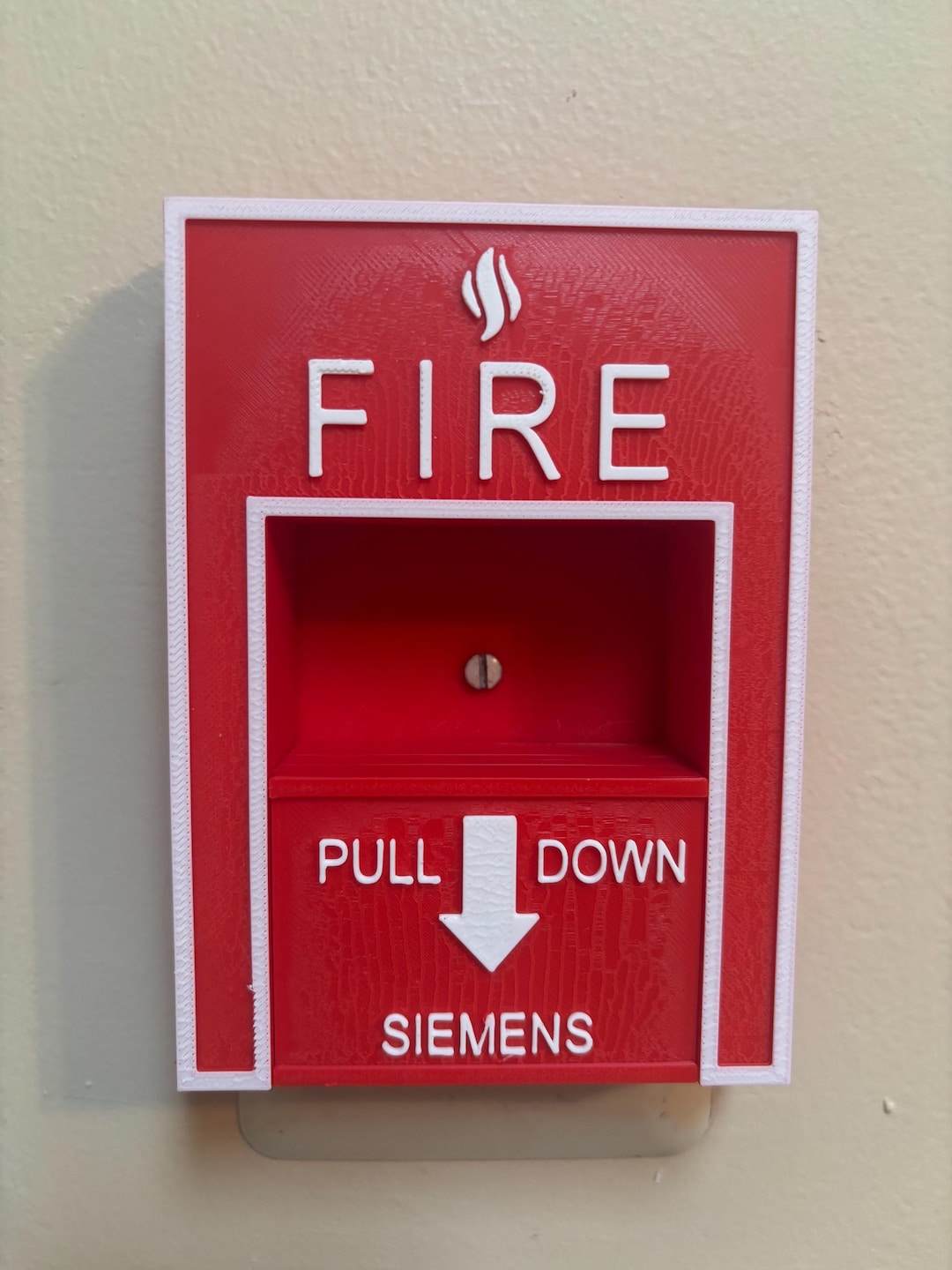 Fire Alarm Light Switch Cover: 3D Printed Toggle Plate, Functional Room ...
