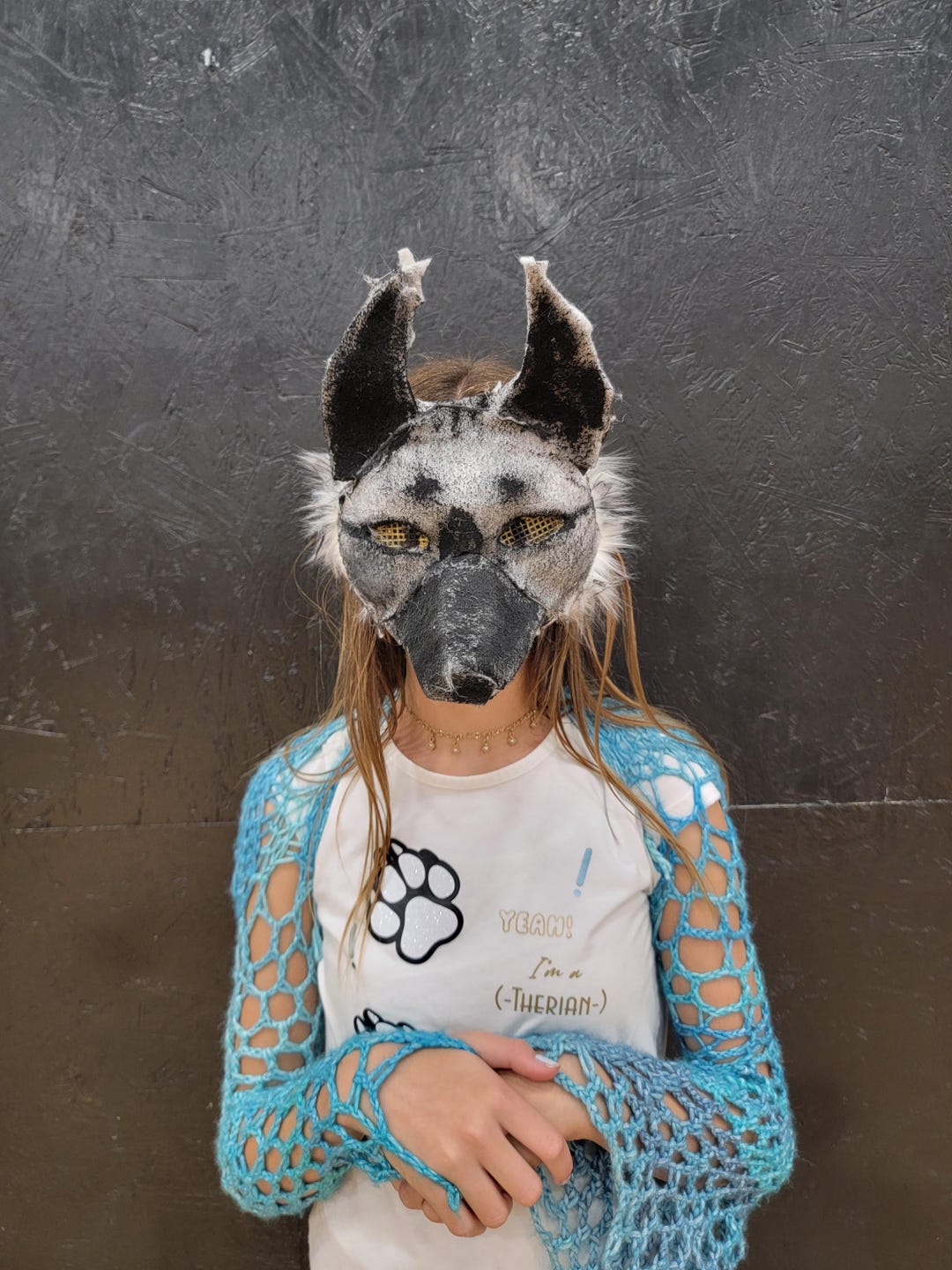 SILVER FOX MASK! Cute Silver Masks Parties and Costumes Wolf Mask Alien ...