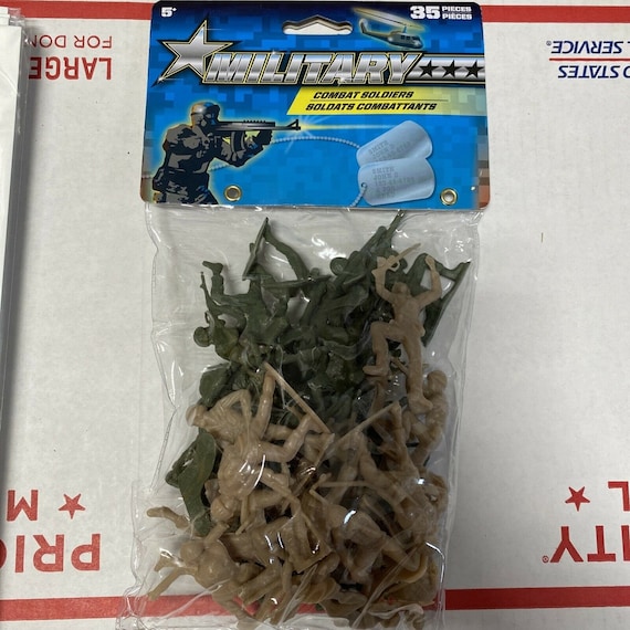 Military Plastic Toy Soldiers Army Men Green 1.75in Figures | Etsy