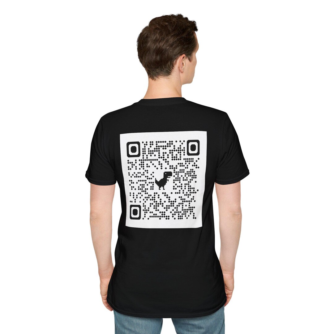 Trump Troll Dance Meme QR Code T-shirt Funny Political Tee, Humorous ...