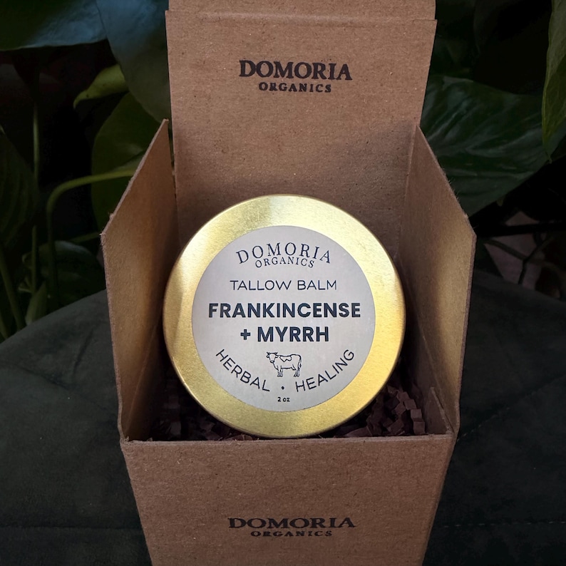 Frankincense & Myrrh Tallow Balm Salve - Pack of 2 or 1 - Etsy