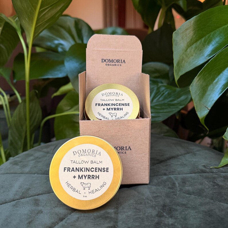 Frankincense & Myrrh Tallow Balm Salve - Pack of 2 or 1 - Etsy