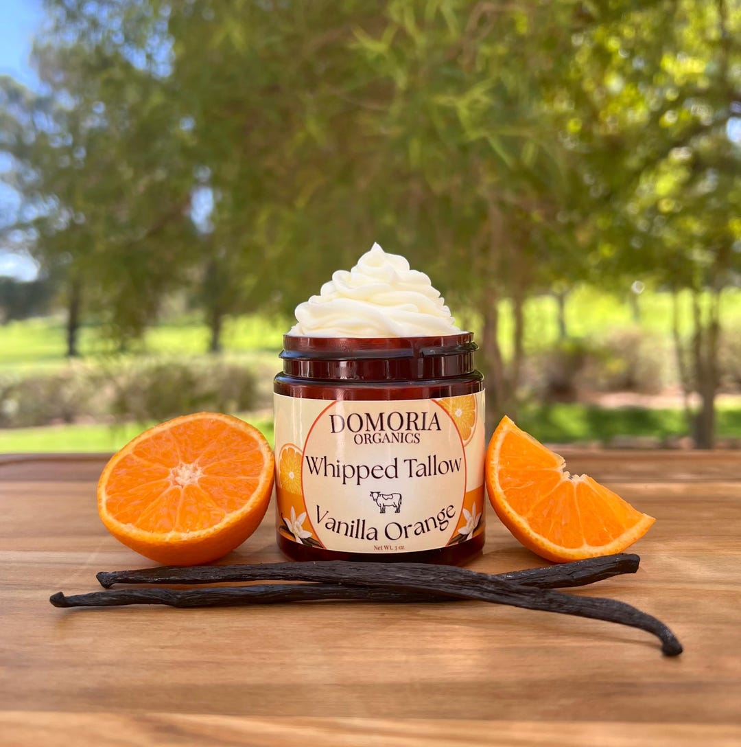 Whipped Tallow Balm: Vanilla Bean Orange, Chamomile & Calendula ...