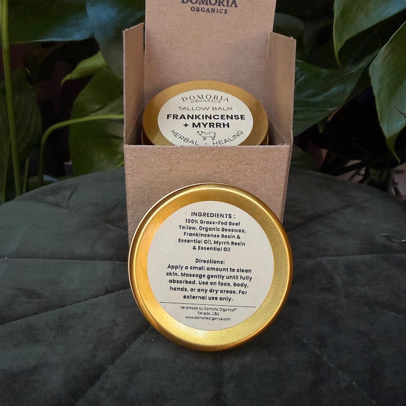 Frankincense & Myrrh Tallow Balm Salve - Pack of 2 or 1 - Etsy
