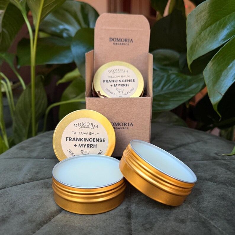 Frankincense & Myrrh Tallow Balm Salve - Pack of 2 or 1 - Etsy