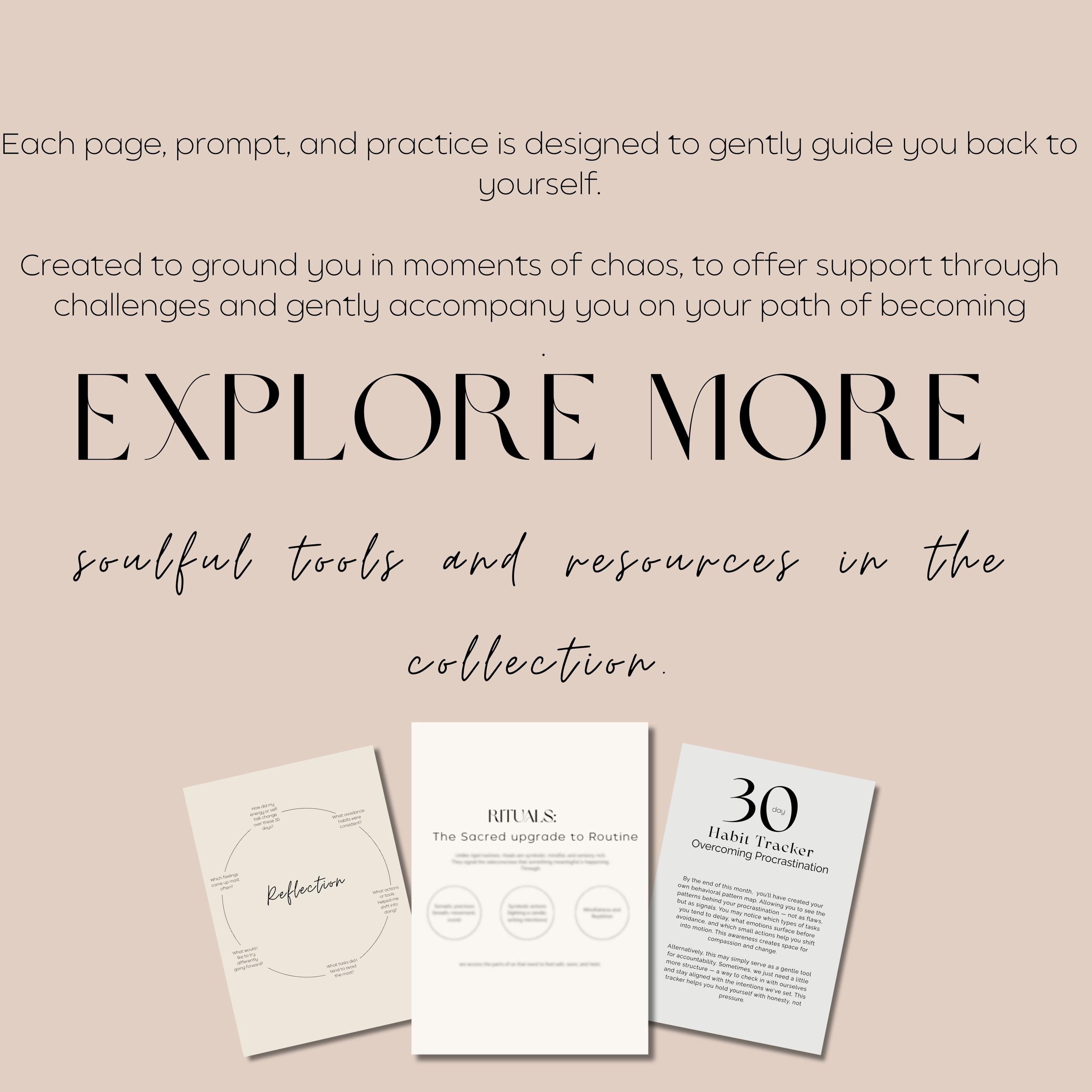 30-day Challenge & Affirmations PDF | Daily Prompts for Procrastination ...