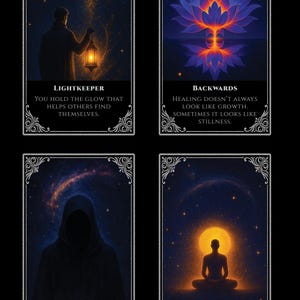 Seeds of Stardust Oracle Deck - Cosmic Oracle Cards Affirmations - Etsy