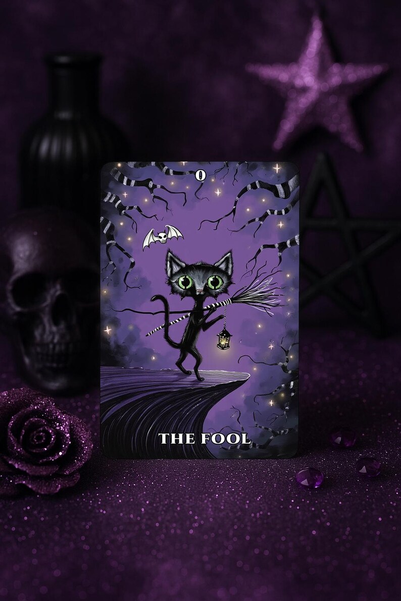 The Velvet Night Tarot Deck, Indie Tarots Cards - Etsy