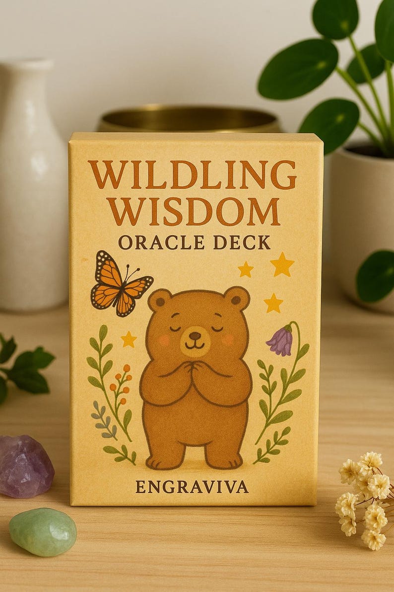 Wildling Wisdom Oracle Deck, Animal Affirmation Cards - Etsy